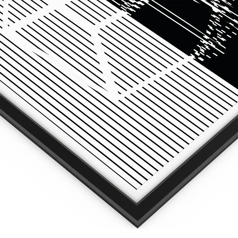 Barrier-Grid Animation Print, Optical Illusion Wall Art | Science ...